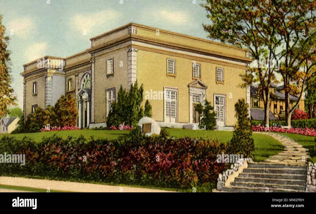 Public Library. New Rochelle. 1940 Stock Photo - Alamy