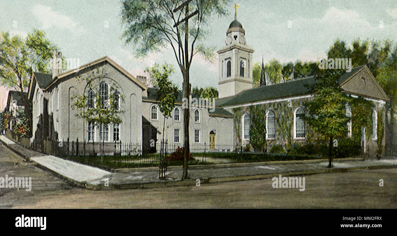 Saint George's Church. Newburgh. 1910 Stock Photo - Alamy