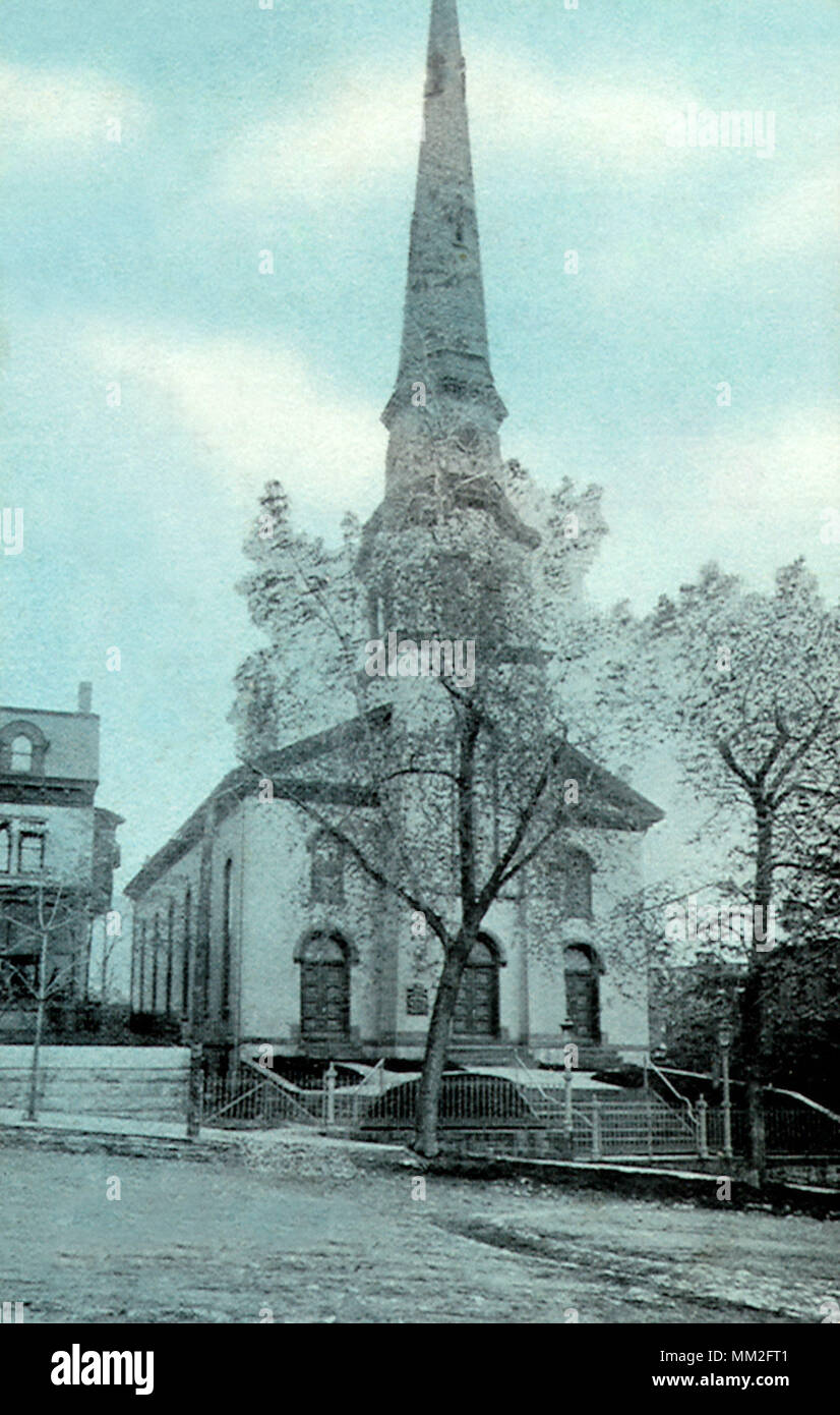 First Baptist Church. Newburgh. 1910 Stock Photo - Alamy