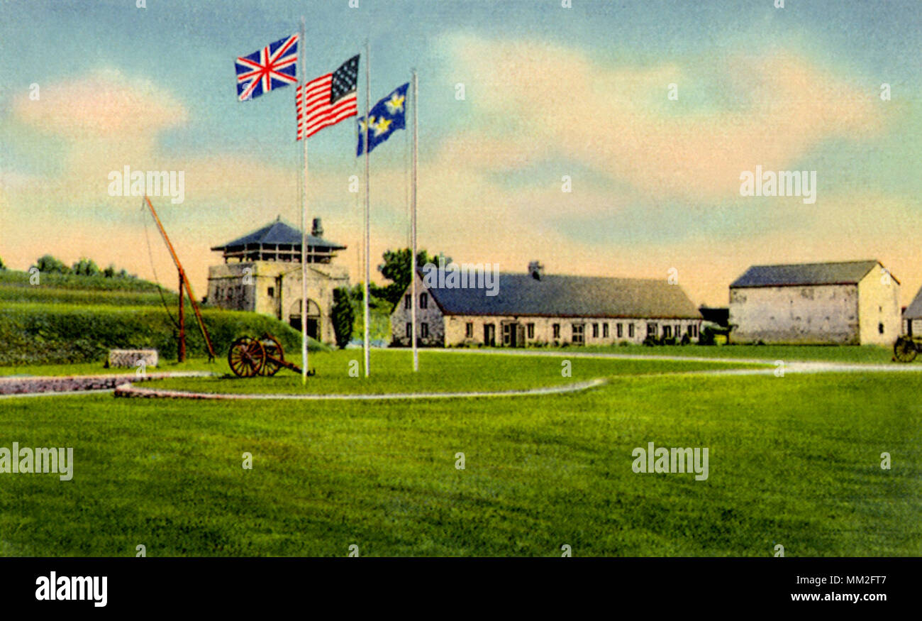 Old Fort. Niagara Falls. 1940 Stock Photo - Alamy