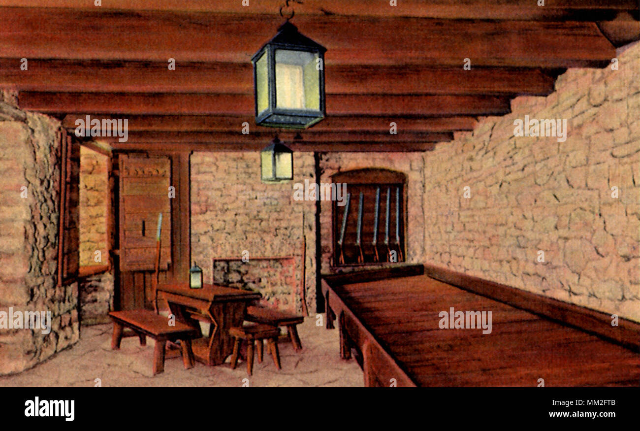 French Castle at Old Fort. Niagara Falls. 1940 Stock Photo - Alamy