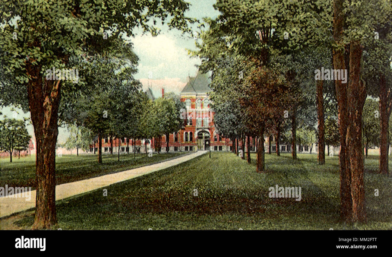 High School. Olean. 1910 Stock Photo - Alamy