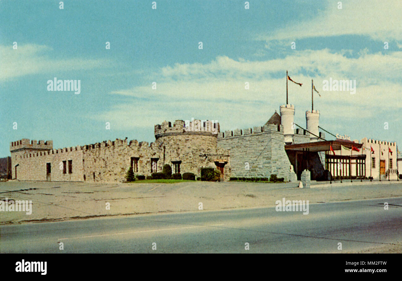 Castle Restaurant. Olean. 1960 Stock Photo - Alamy