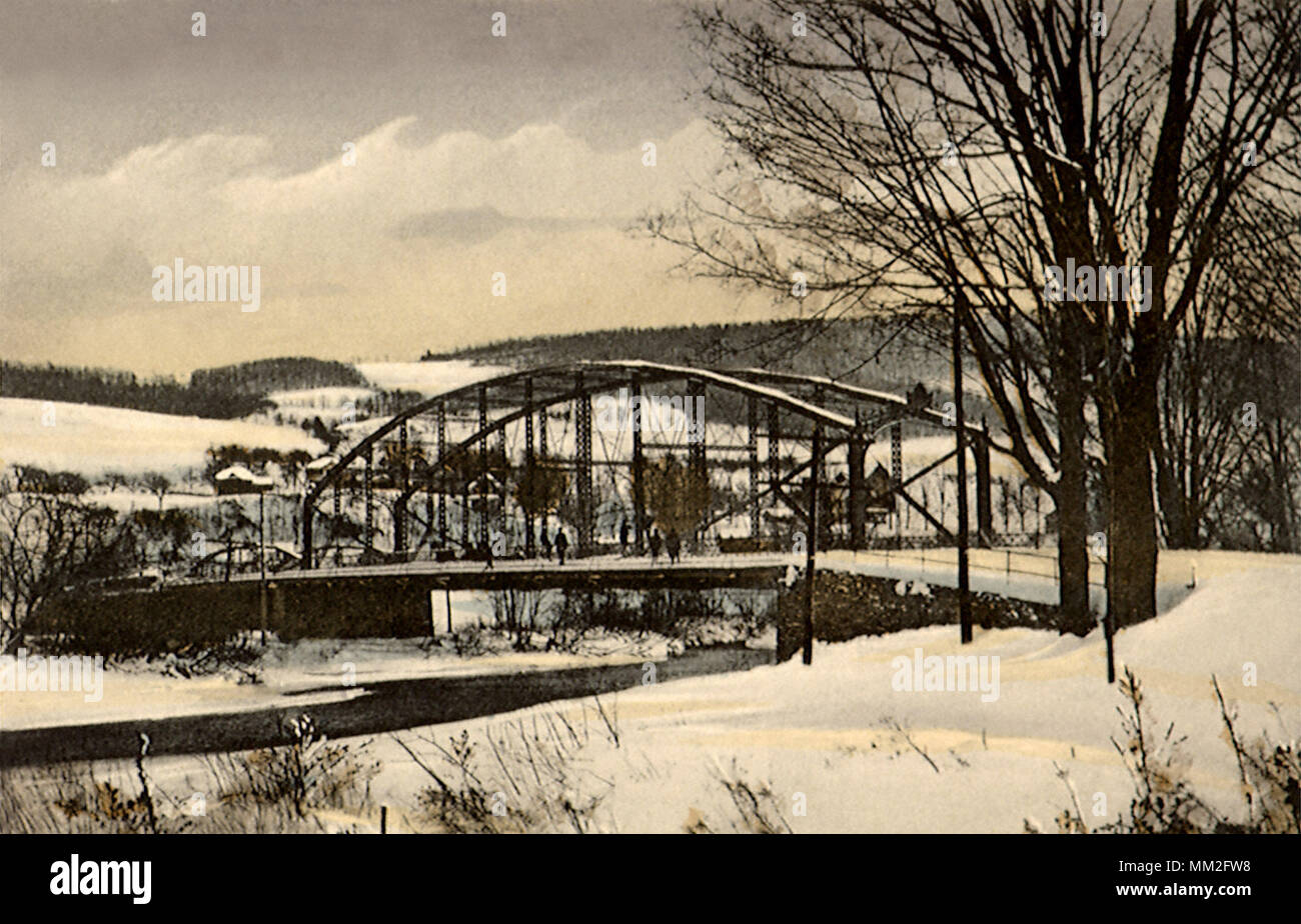 Main Street Bridge. Oneonta. 1910 Stock Photo - Alamy