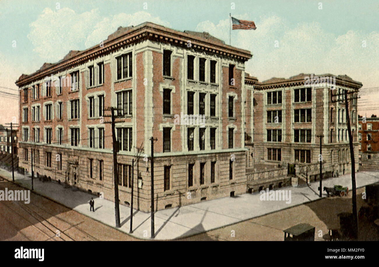 Commercial High School. Brooklyn. 1912 Stock Photo - Alamy