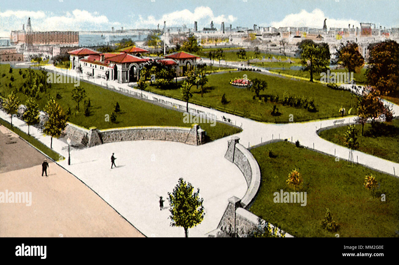 Sunset Park at Bay Ridge. Brooklyn. 1920 Stock Photo - Alamy