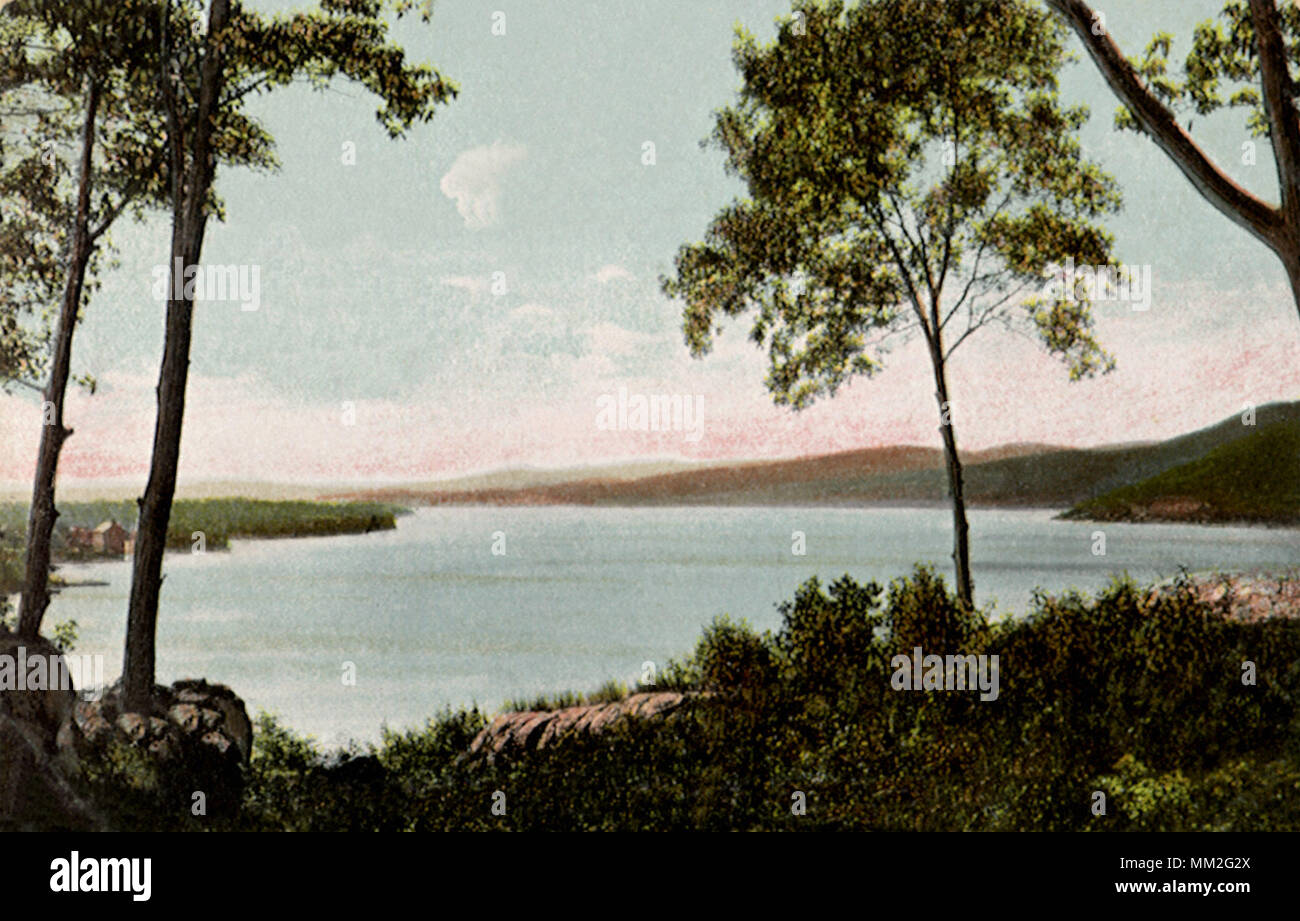 St. Gabriel Hill & Hudson River. Peekskill. 1909 Stock Photo - Alamy