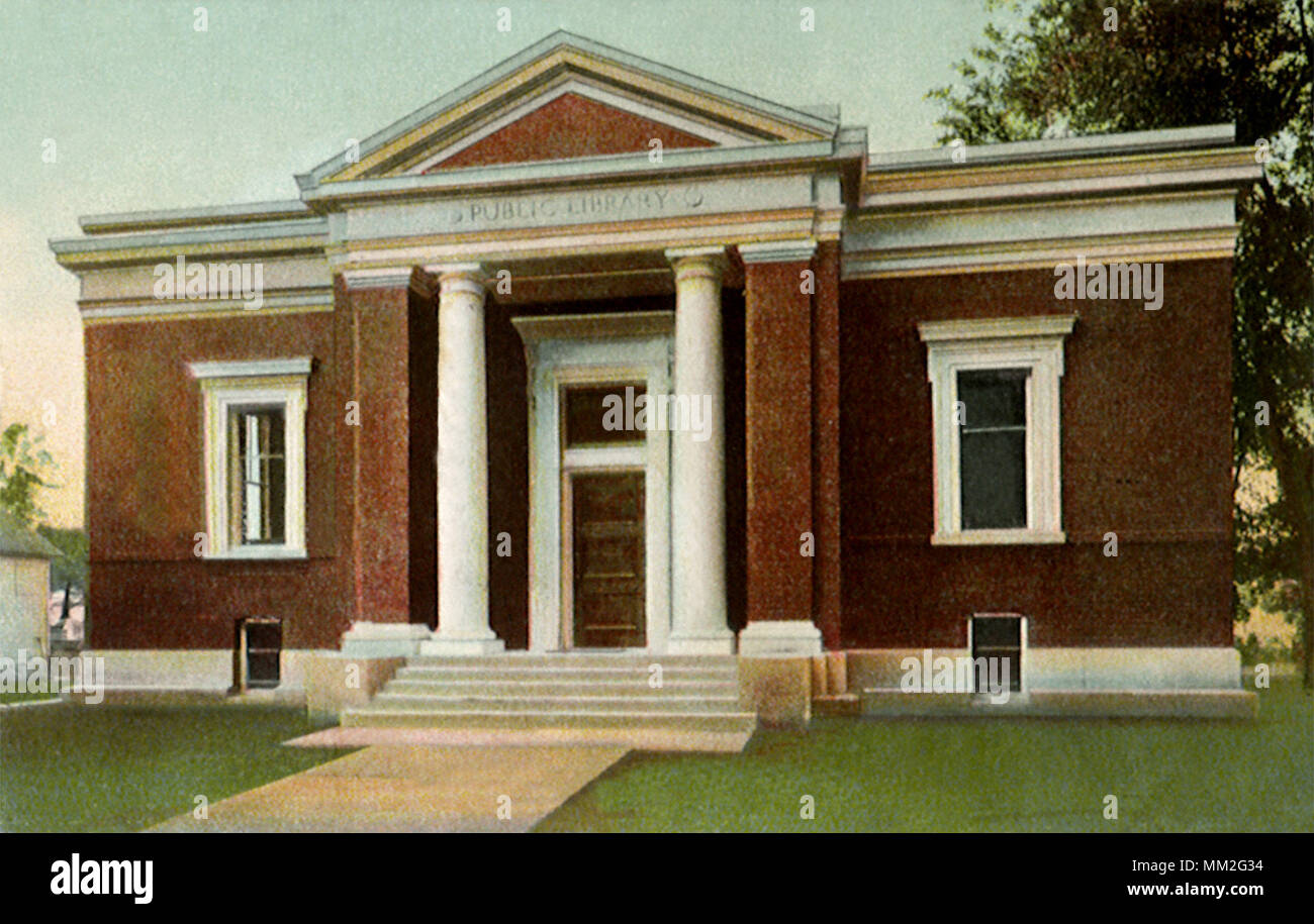 Public Library. Penn Yan. 1908 Stock Photo - Alamy