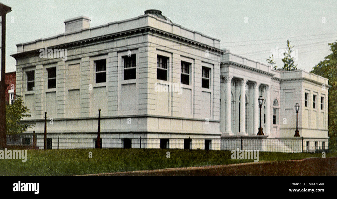 Adriance Library. Poughkeepsie. 1910 Stock Photo - Alamy
