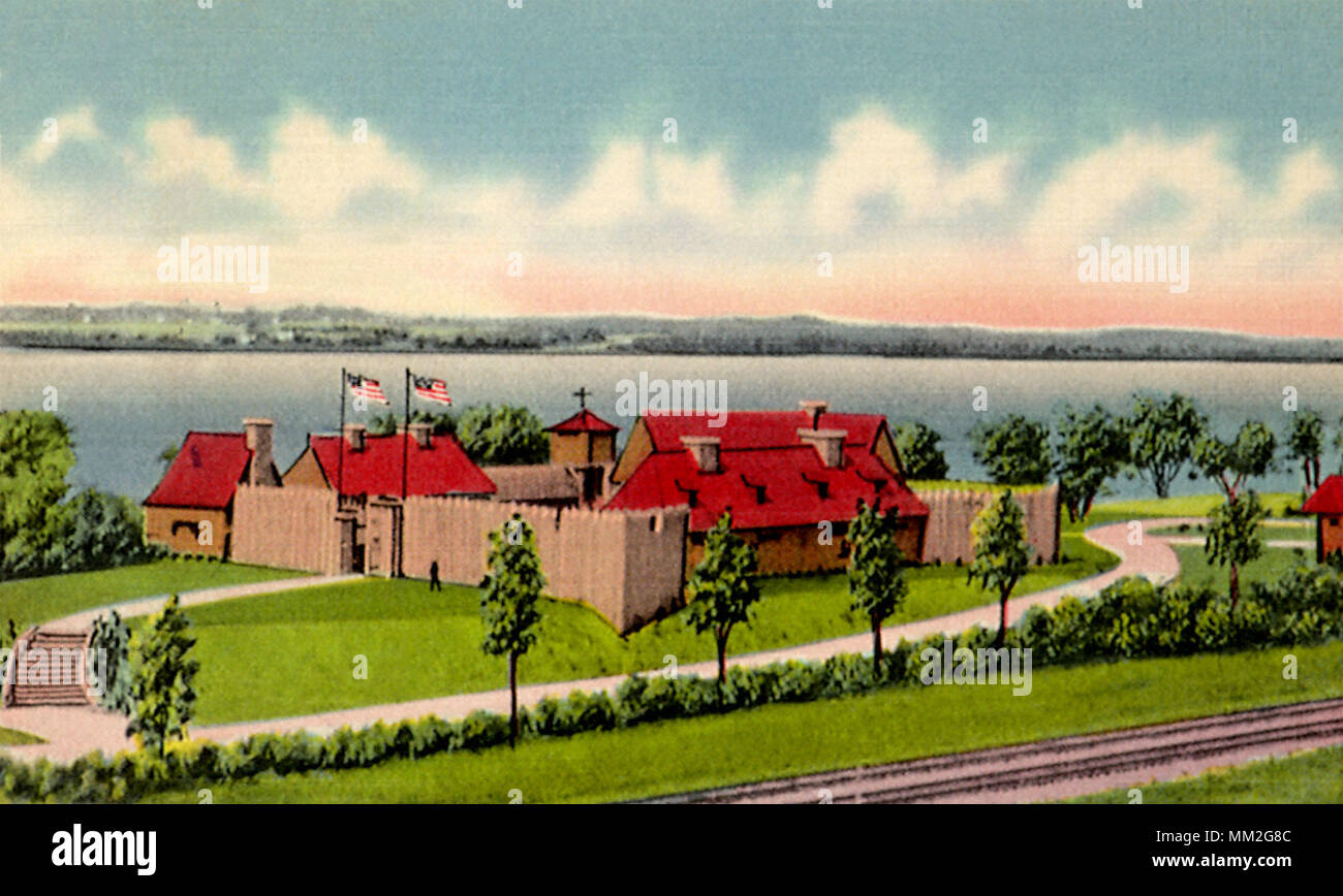 Old French Fort. Syracuse. 1940 Stock Photo - Alamy