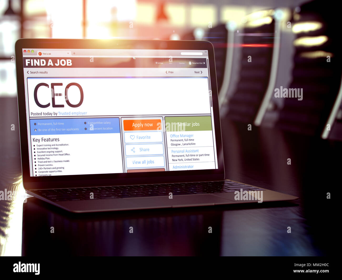 CEO Join Our Team. 3D Stock Photo - Alamy