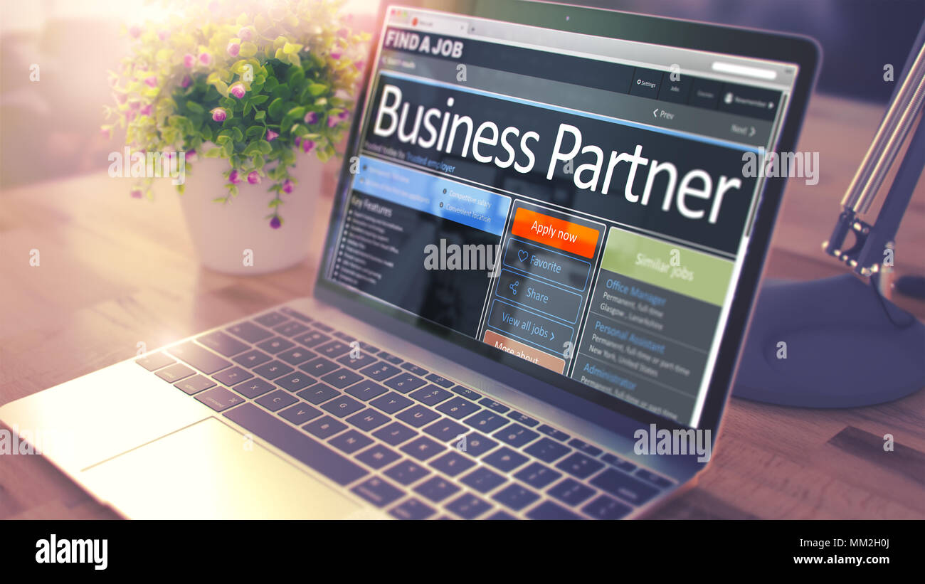 Business Partner Join Our Team. 3D Stock Photo - Alamy