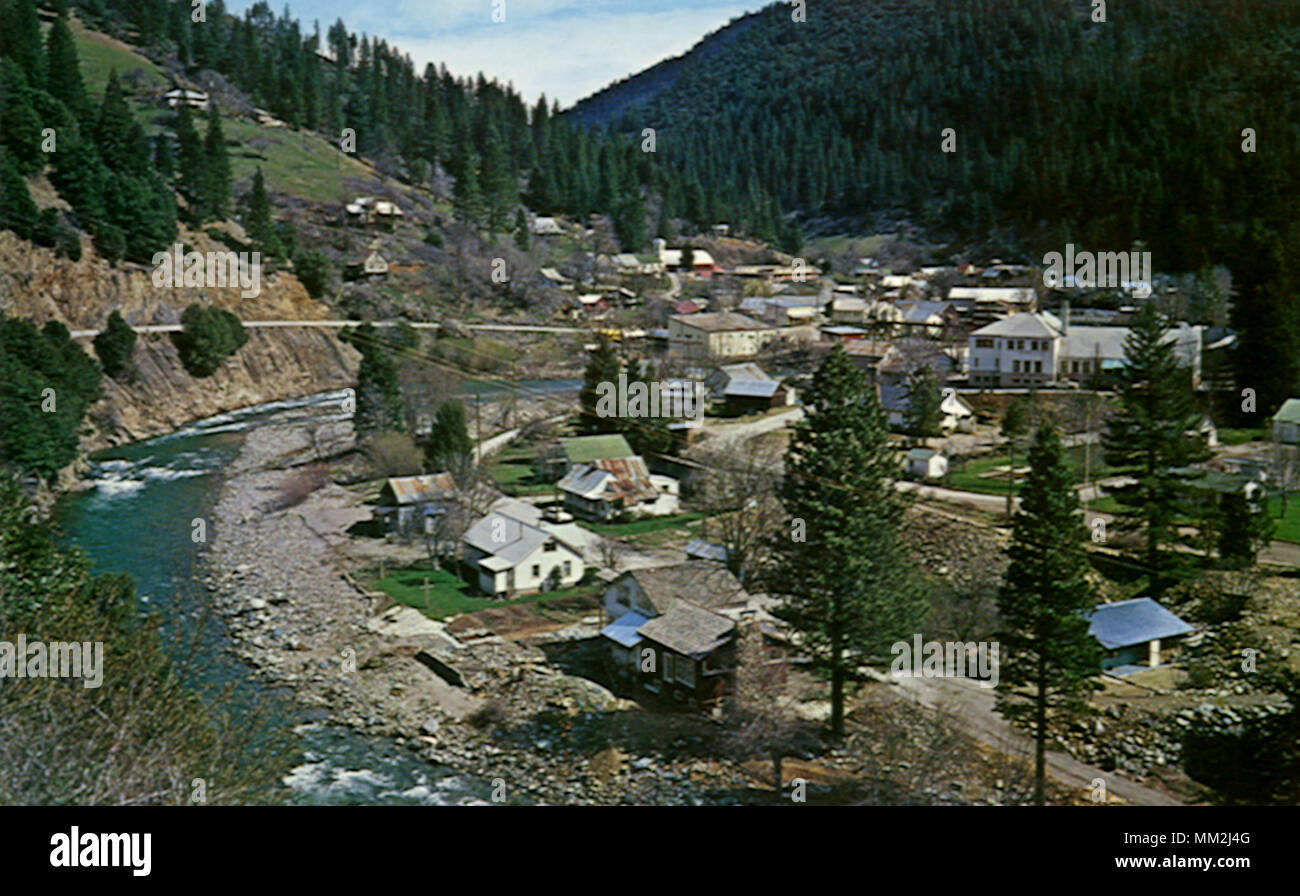View of Downieville. 1960 Stock Photo - Alamy