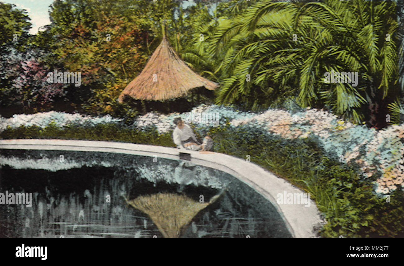 Lake at Smiley Heights. Redlands. 1940 Stock Photo - Alamy