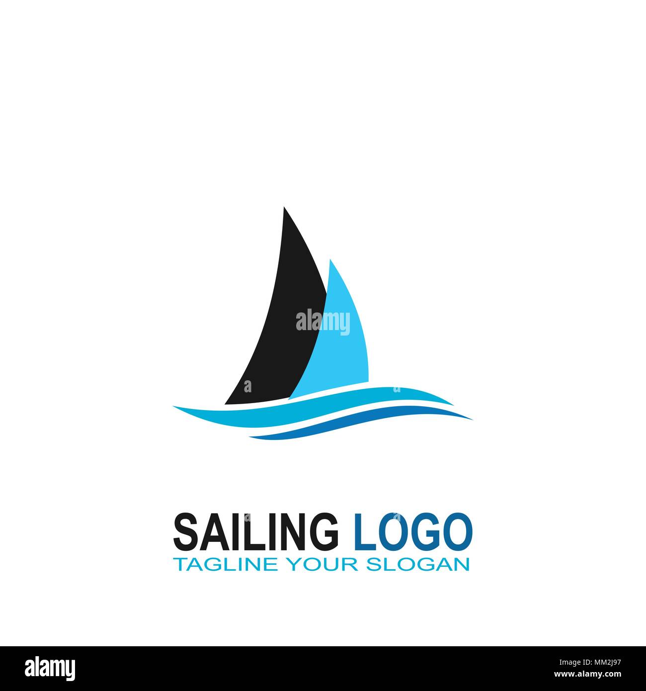 Sailing logo design, sailboat logo, vector icons Stock Vector Image ...