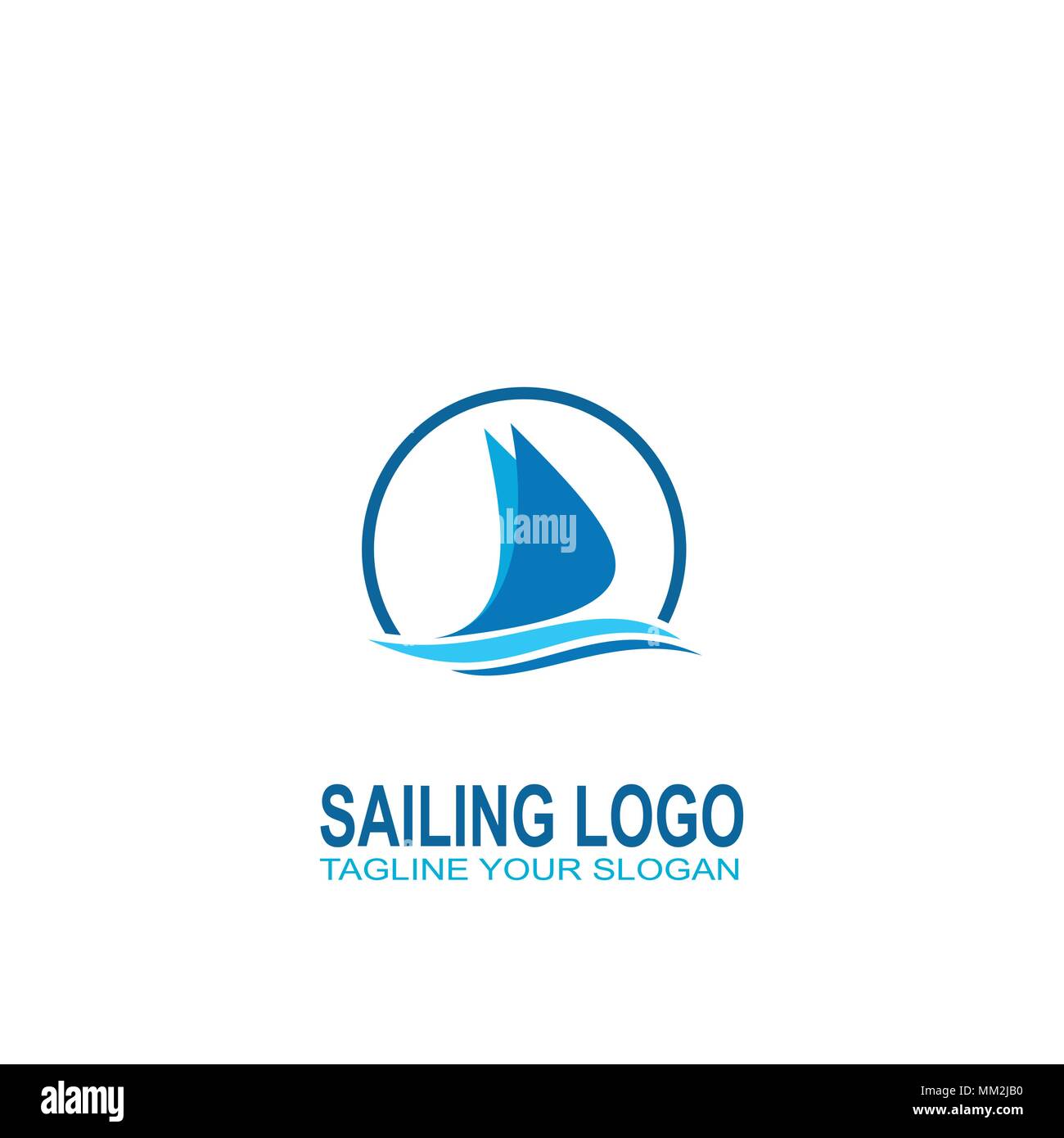 Sailing logo design, sailboat logo, vector icons Stock Vector Image ...