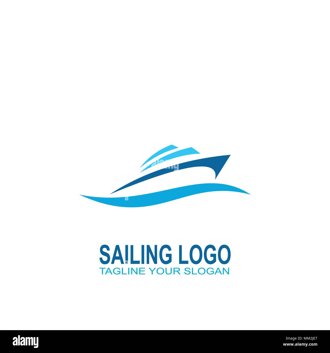 Sailing logo design, sailboat logo, vector icons Stock Vector Image ...