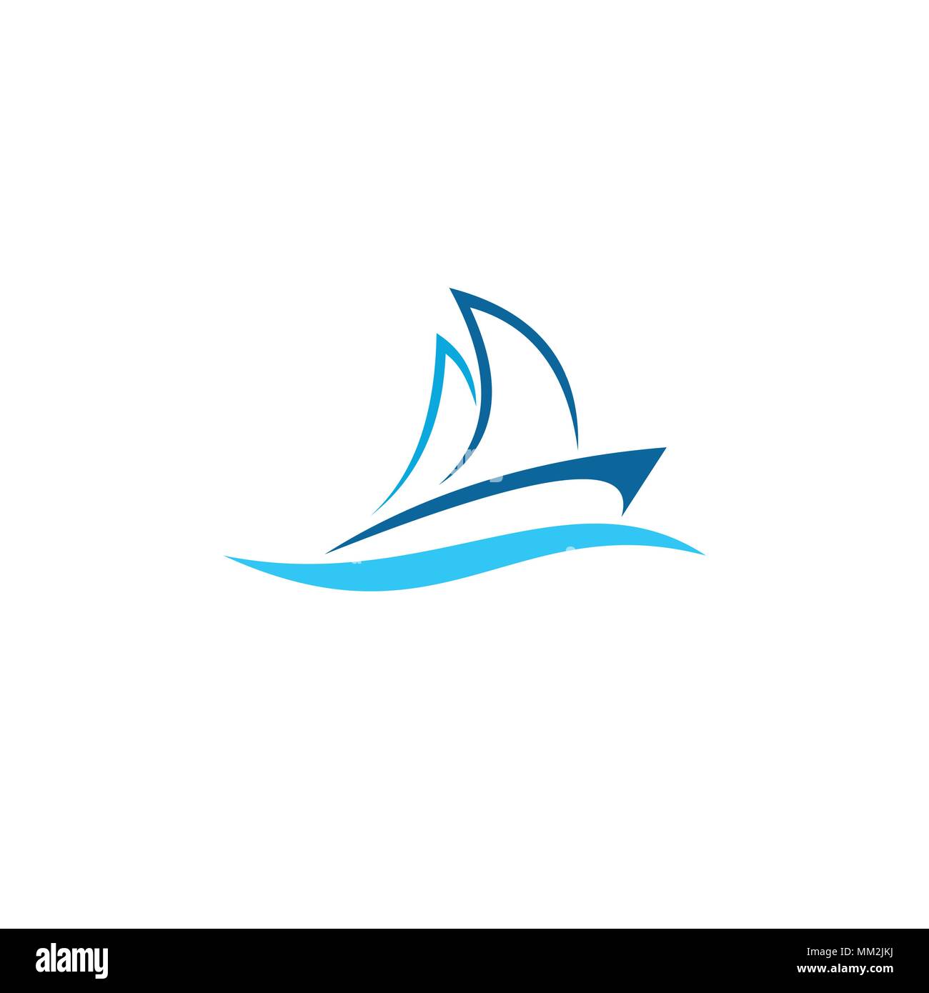 Sailing logo design, sailboat logo, vector icons Stock Vector Image ...