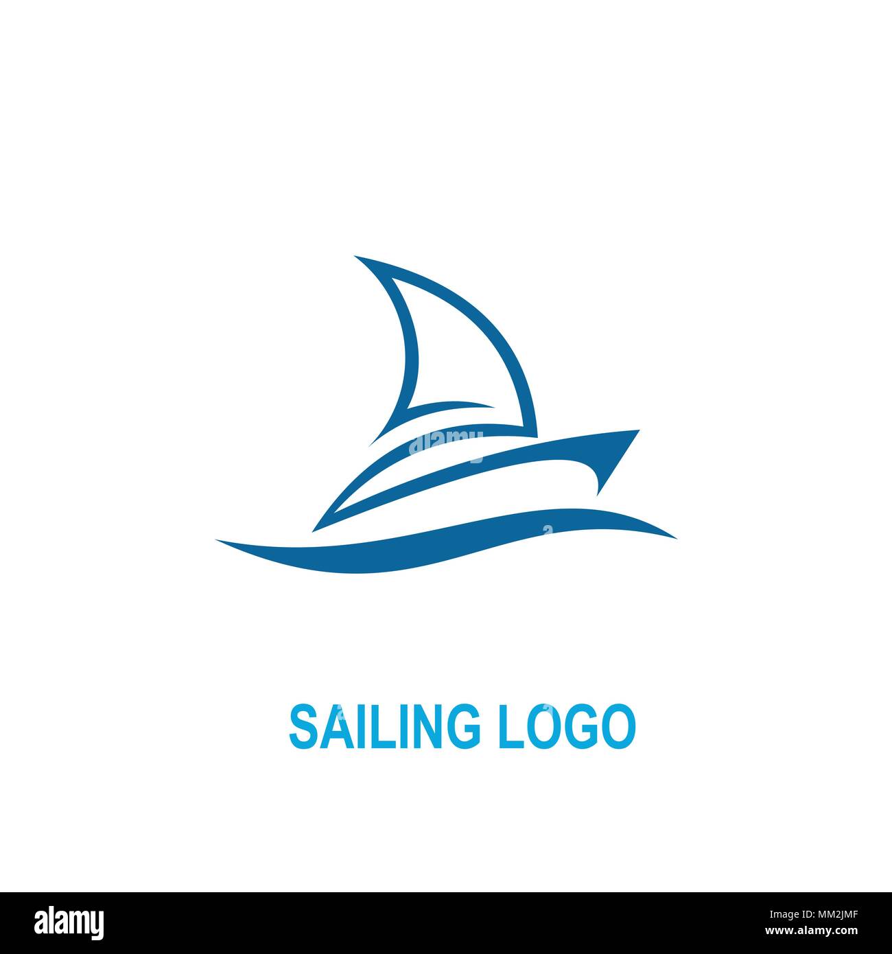 Sailing logo design, sailboat logo, vector icons Stock Vector Image ...