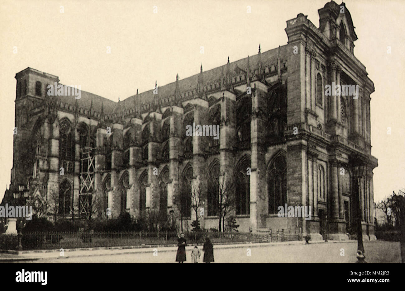 Cathedral. Chalons-sur-Marne. 1910 Stock Photo - Alamy