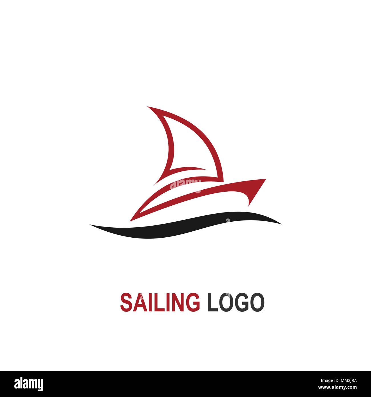 Sailing logo design, sailboat logo, vector icons Stock Vector Image ...