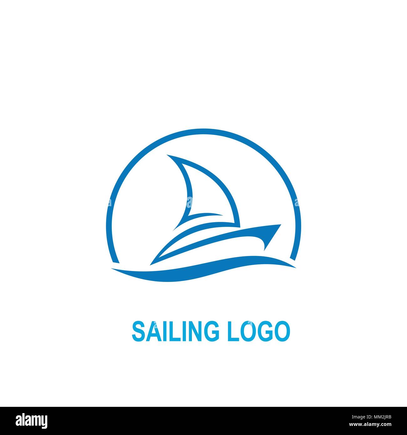 Sailing logo design, sailboat logo, vector icons Stock Vector Image ...