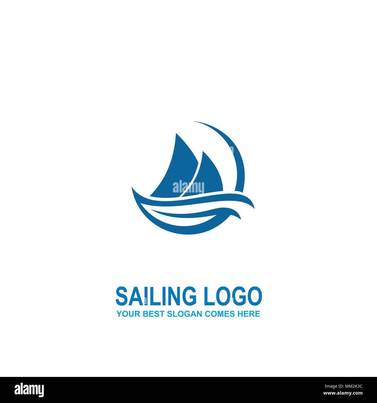 Sailing logo design, sailboat logo, vector icons Stock Vector Image ...