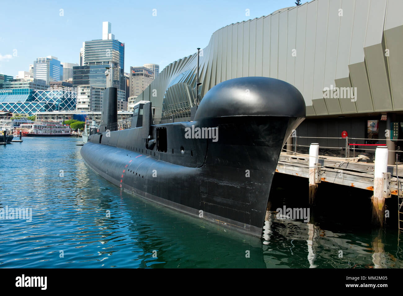 Submarine HMAS Onslow. Darling Harbour, Sydney Stock Photo - Alamy