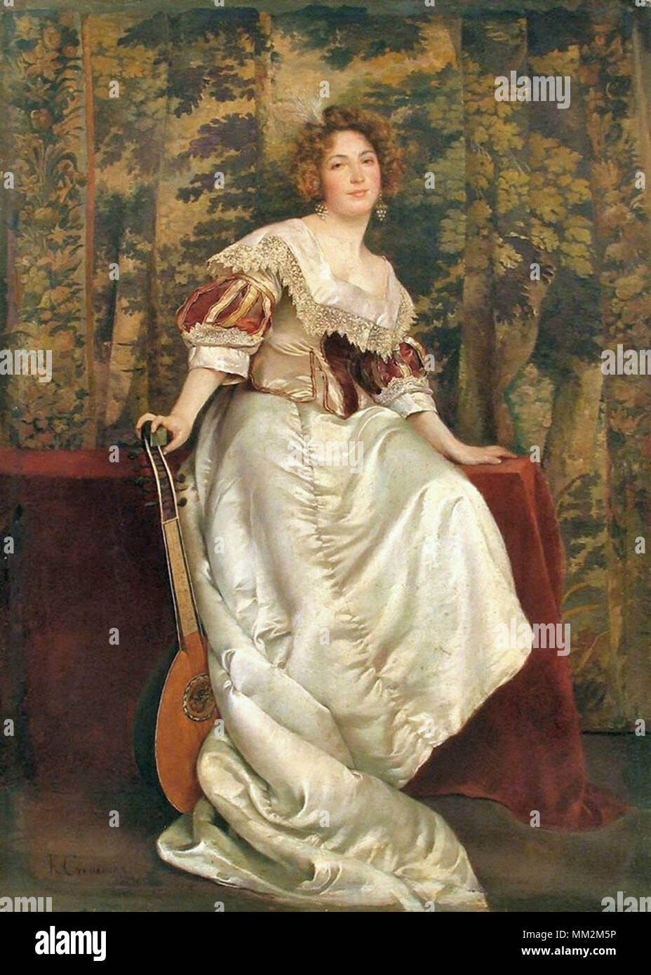 Girl With Lute High Resolution Stock Photography and Images - Alamy