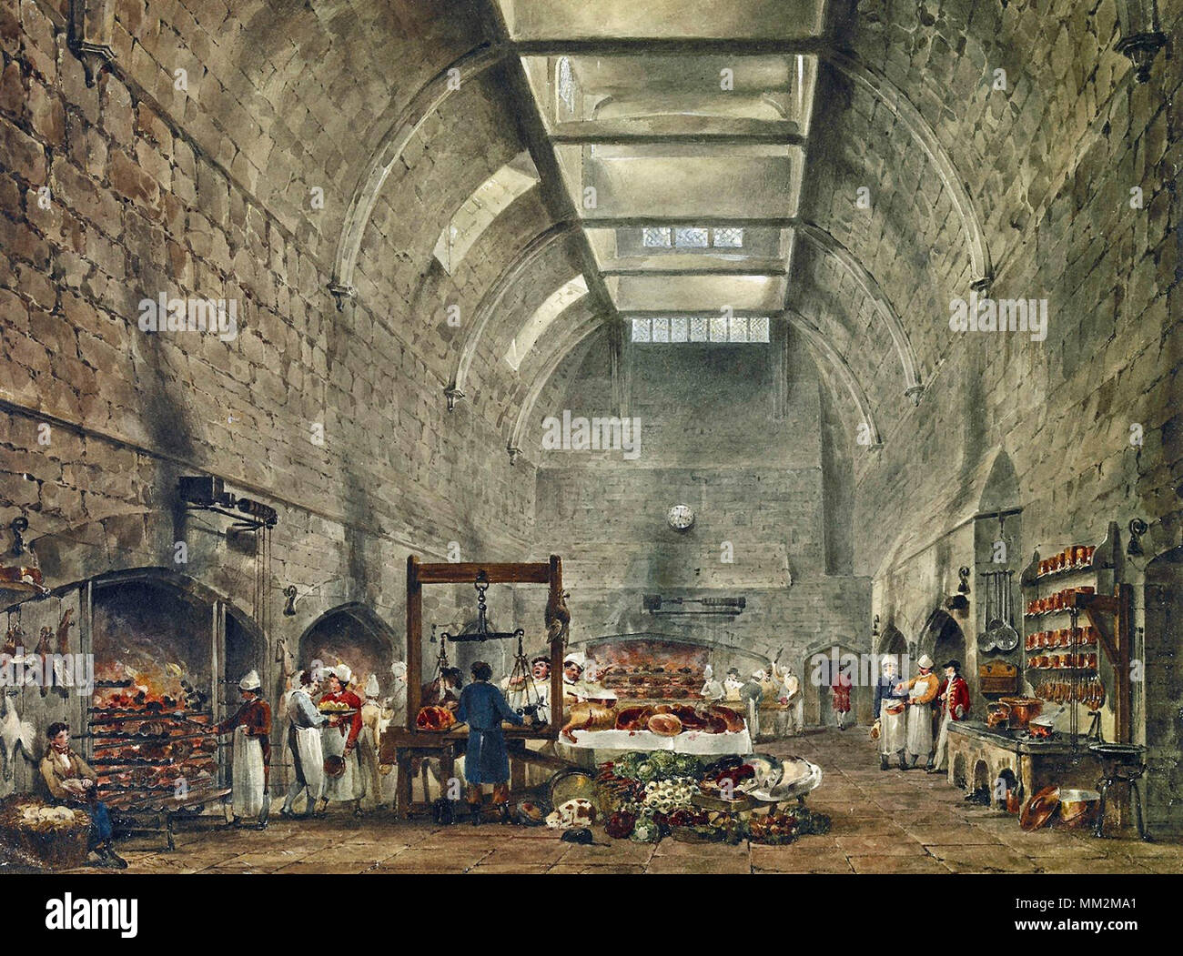 Stephanoff James - Windsor Castle - the Kitchen Stock Photo - Alamy