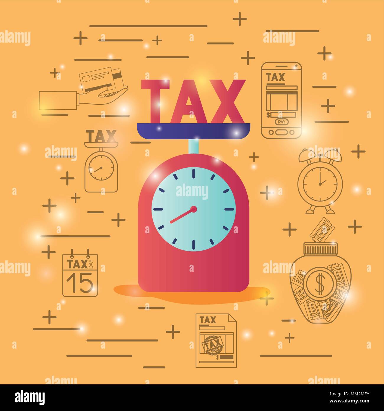 Tax refund icons hi-res stock photography and images - Alamy