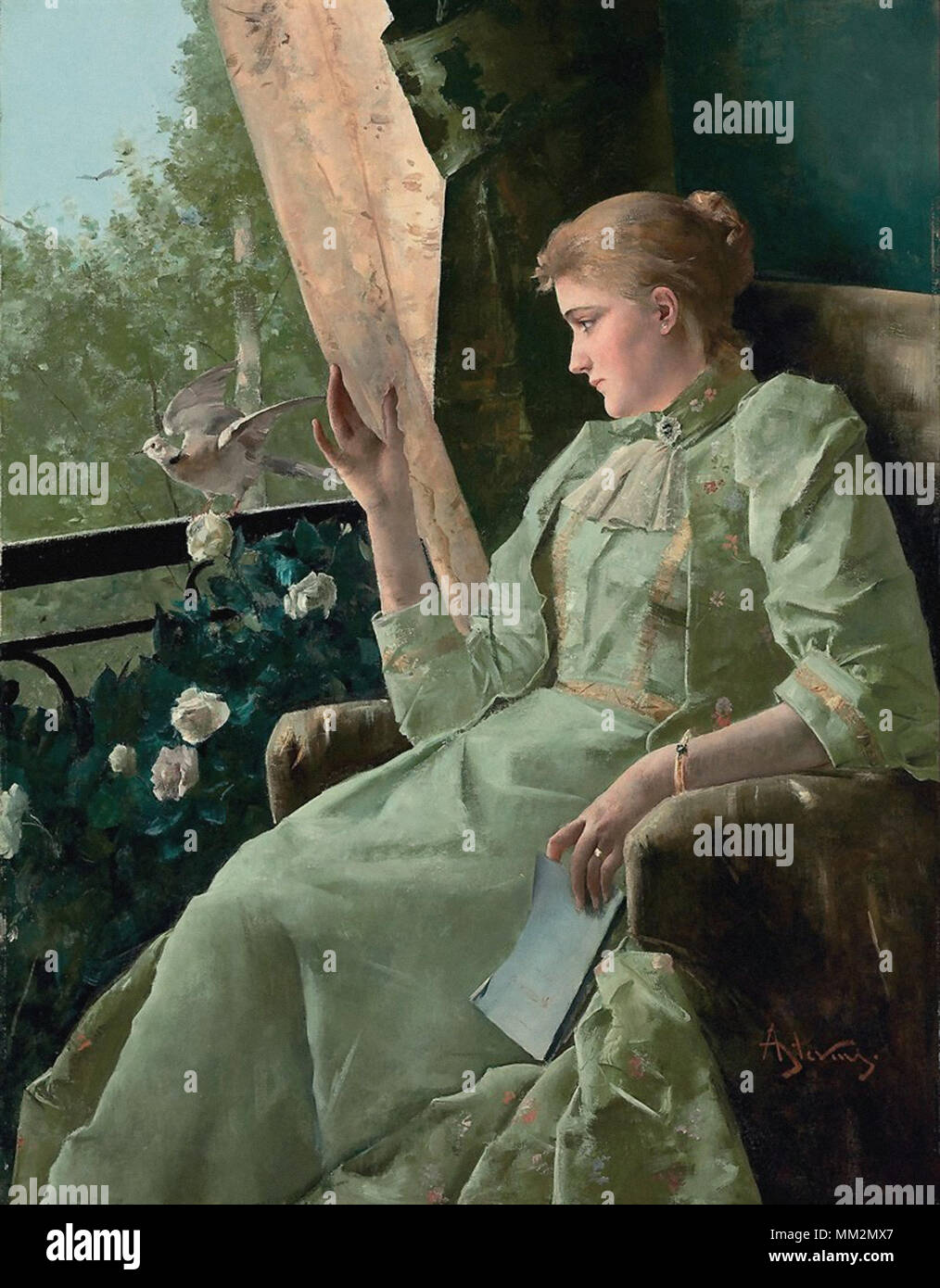 Alfred stevens painting hi-res stock photography and images - Alamy