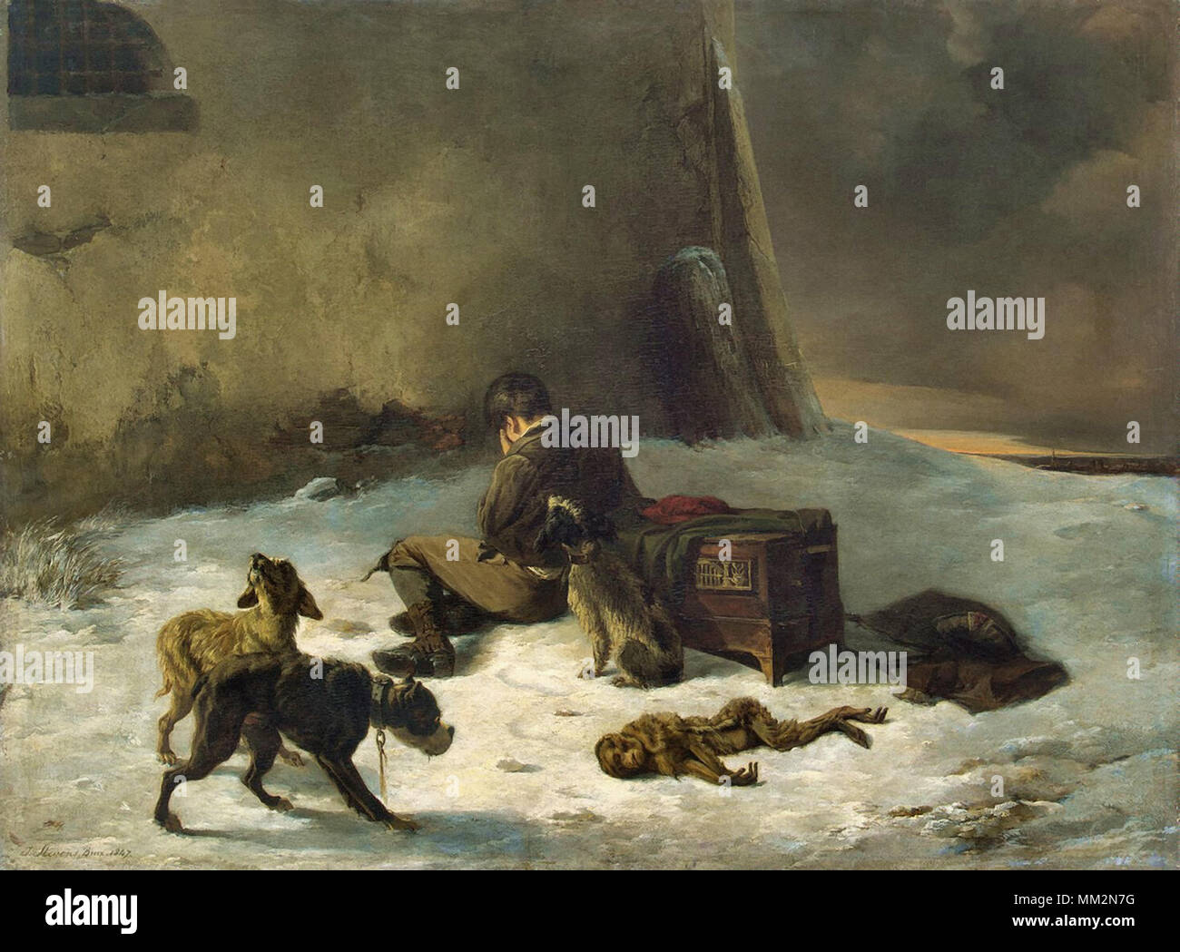 Stevens Joseph - Travelling Actor's Misfortune Stock Photo - Alamy