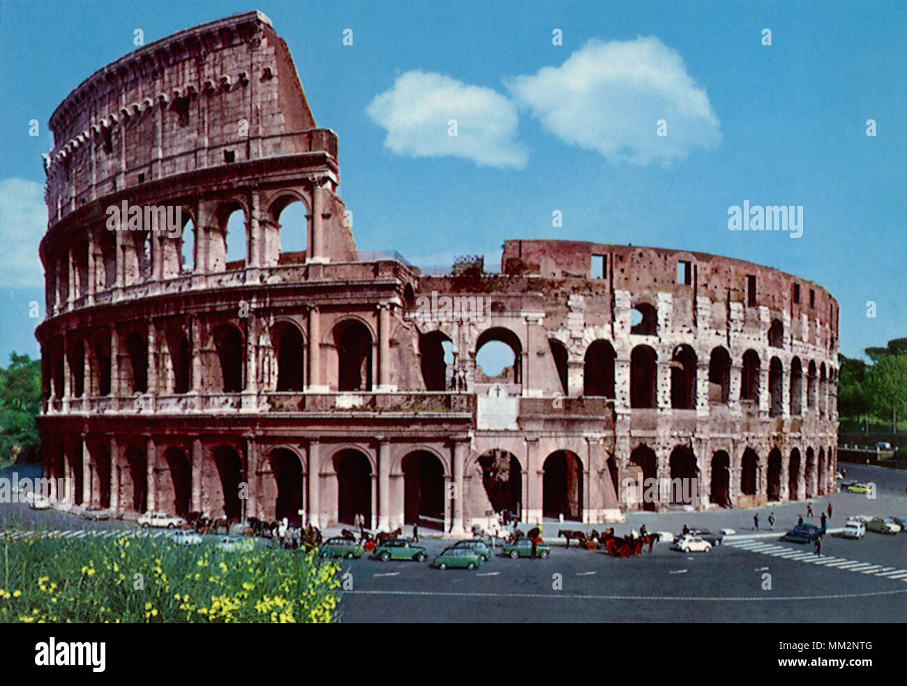 The Coliseum. Rome. 1970 Stock Photo - Alamy