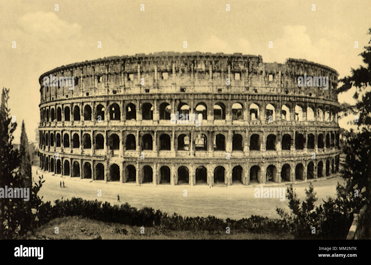 The Coliseum. Rome. 1930 Stock Photo - Alamy