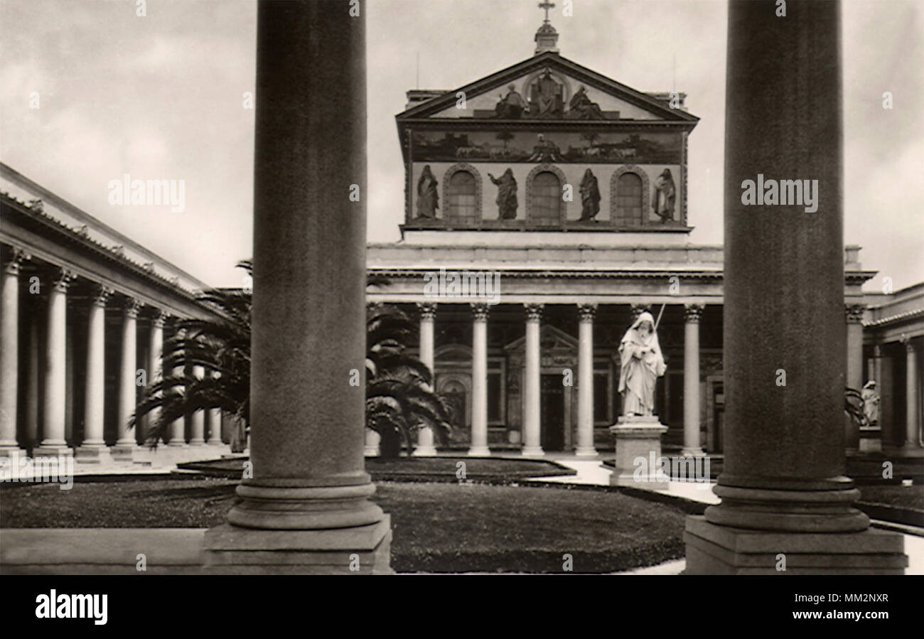 San Paolo. Rome. 1930 Stock Photo - Alamy
