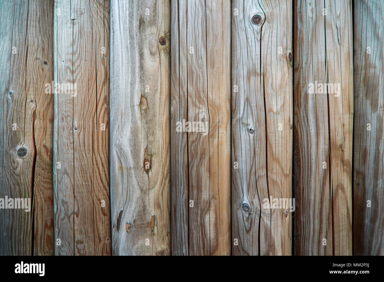Palisade - fence from wooden stakes - wooden texture Stock Photo - Alamy