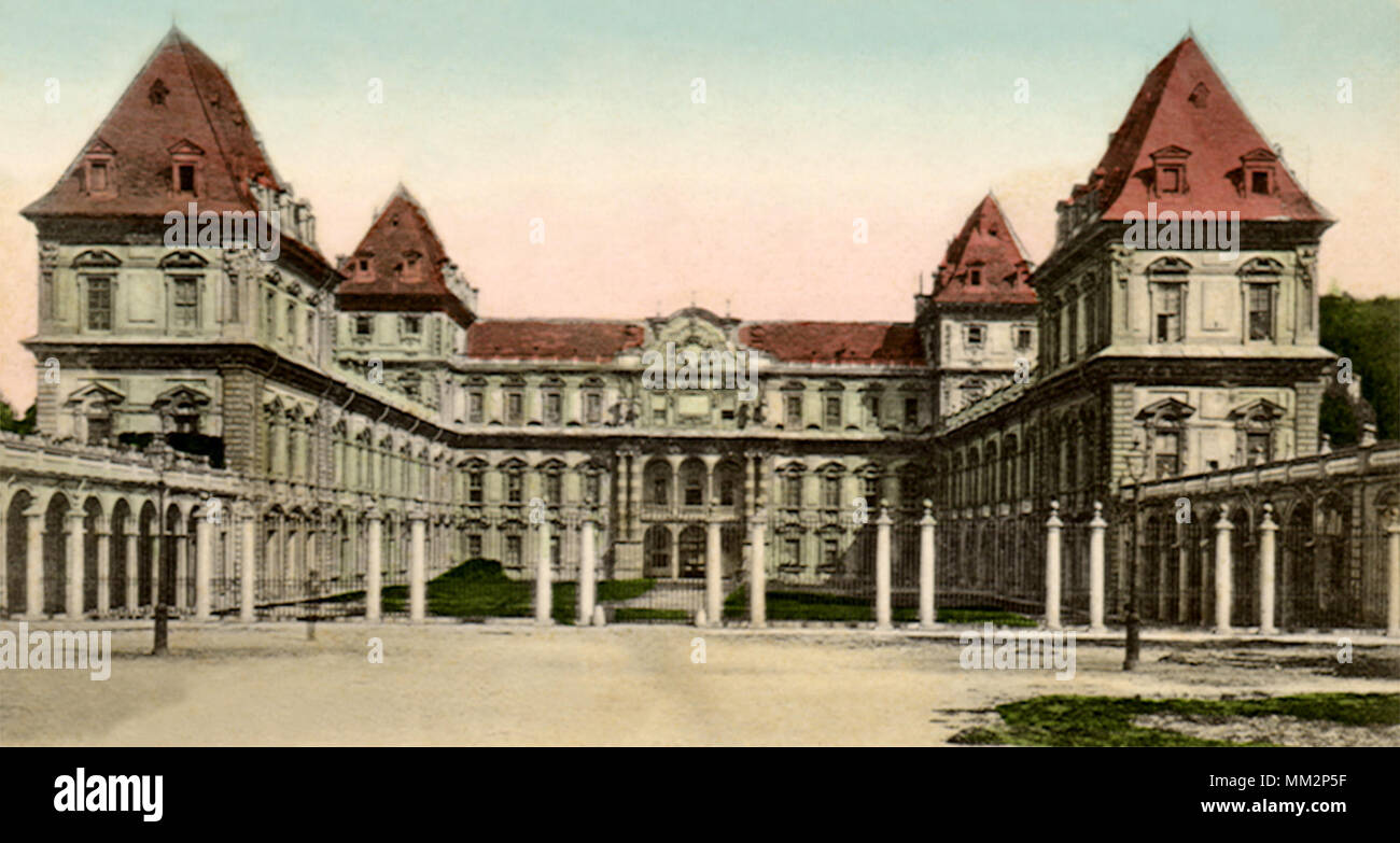 Valentino Castle. Torino. 1910 Stock Photo - Alamy