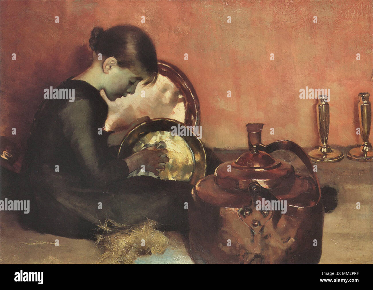 Stokes-Preindlsberger Marianne - Polishing Pans Stock Photo - Alamy