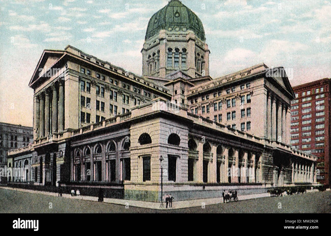 Chicago building 1910 hi-res stock photography and images - Alamy