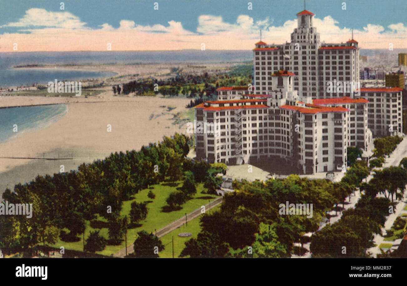 Edgewater Beach Hotel. Chicago. 1955 Stock Photo - Alamy