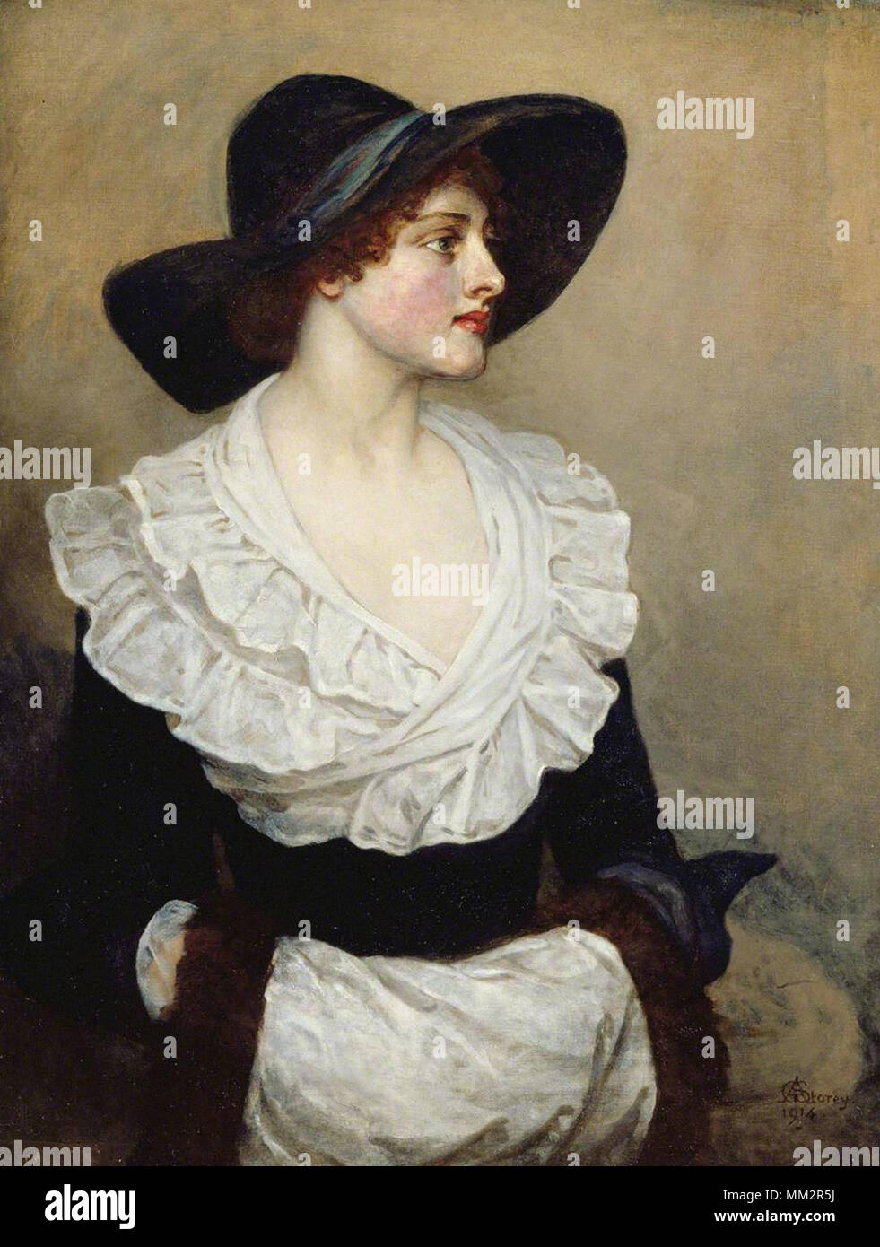 Storey George Adolphus - Viola Stock Photo - Alamy