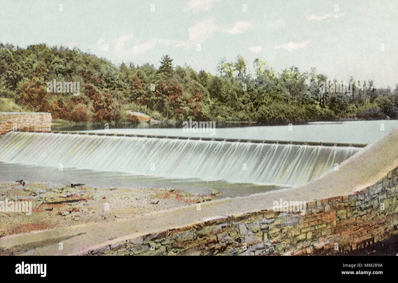 Dyer Dam. Danielson. 1910 Stock Photo - Alamy