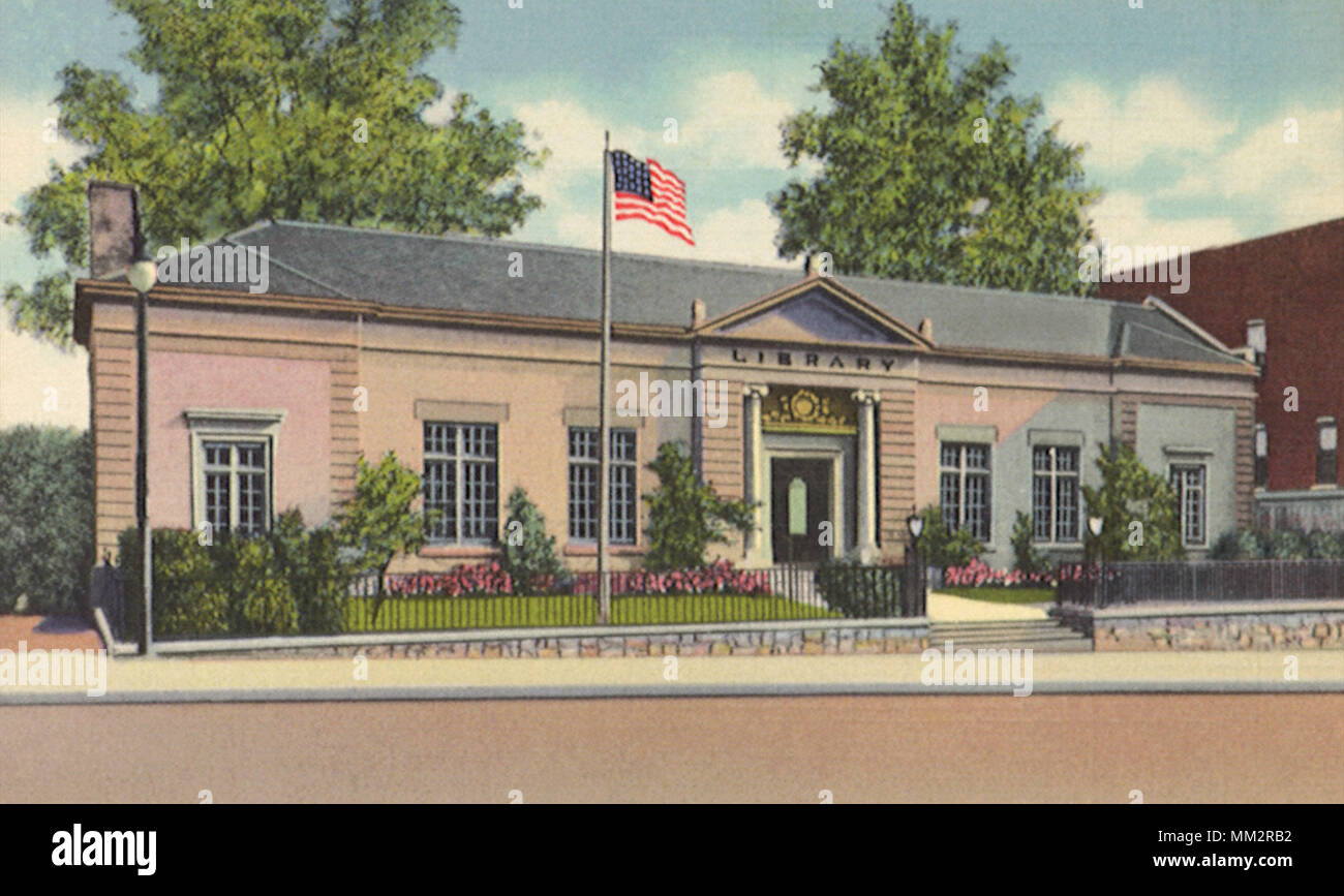 Public Library. Greenwich. 1945 Stock Photo - Alamy