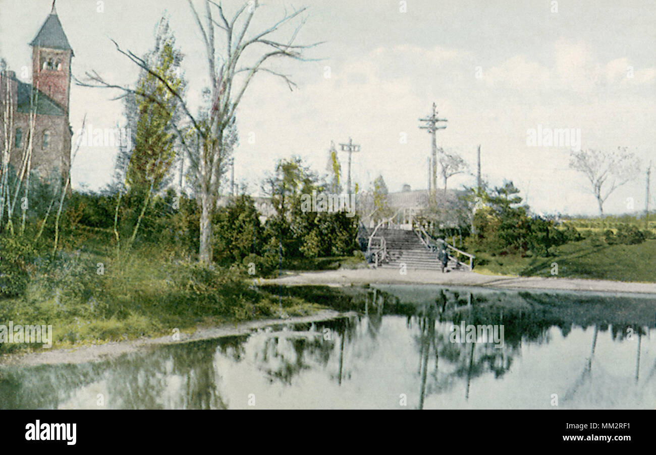 Entrance to Popes Park. Hartford. 1911 Stock Photo - Alamy