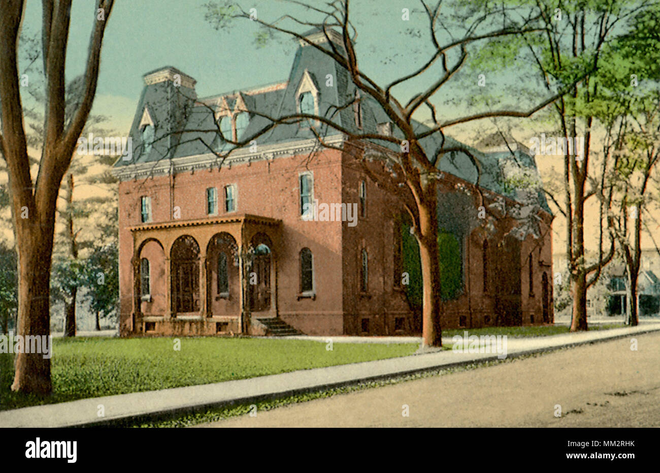 Cheeny Hall. South Manchester. 1914 Stock Photo - Alamy