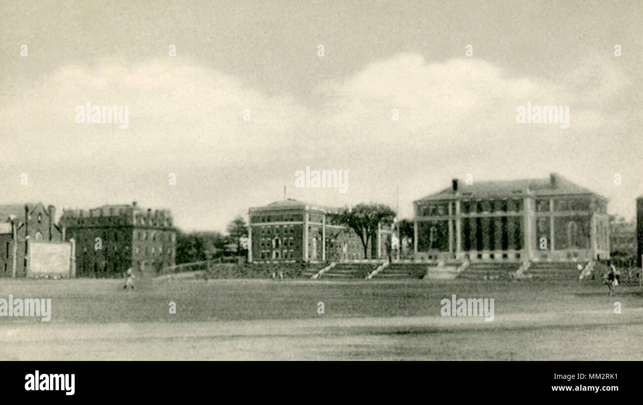 Buildings of Wesleyan University. Middletown. 1933 Stock Photo - Alamy