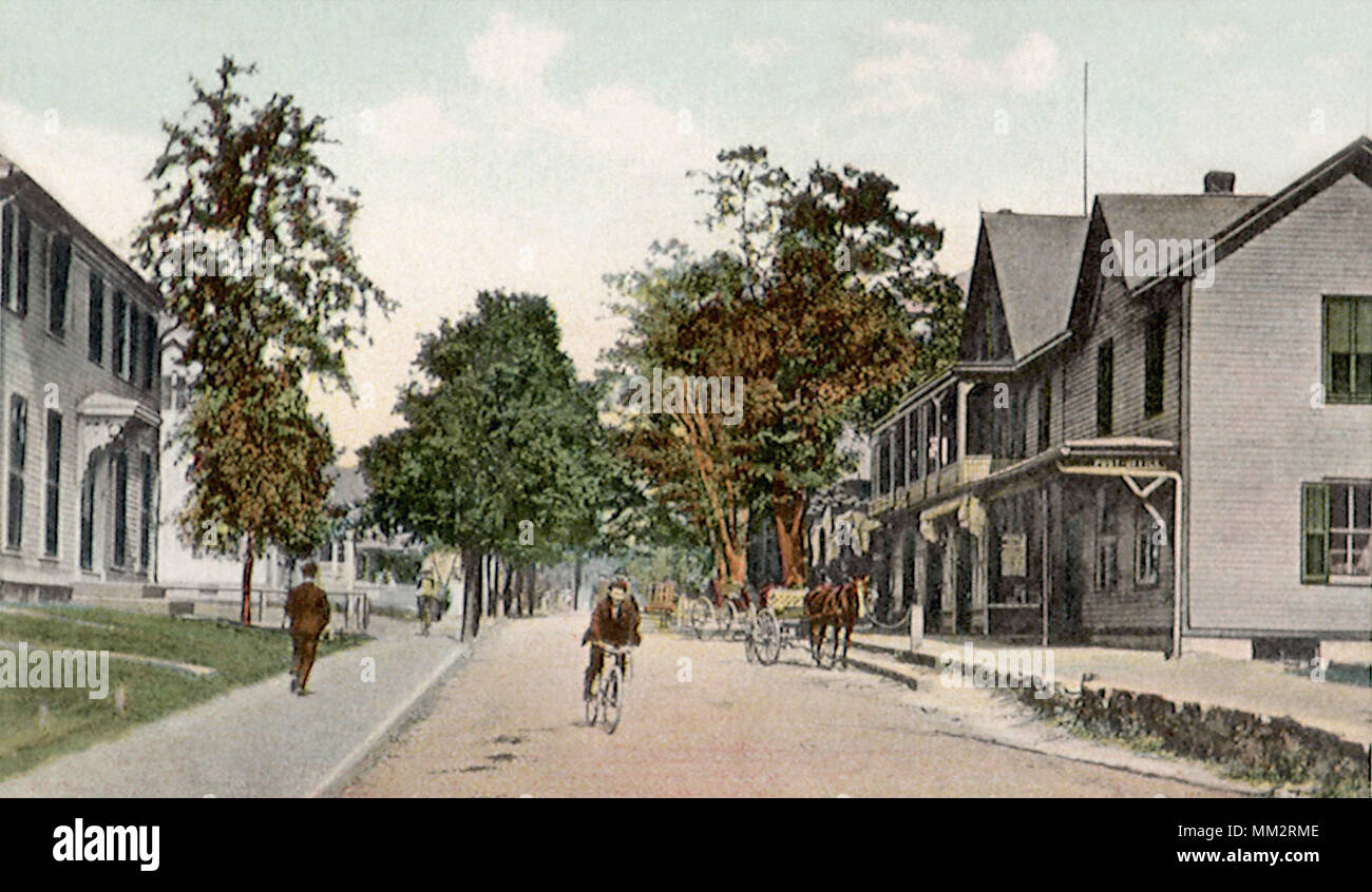 Main Street looking North. Moosup. 1920 Stock Photo - Alamy