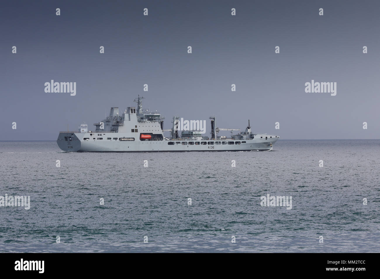 The Royal Navy's new fleet tanker RFA Tidespring Stock Photo - Alamy