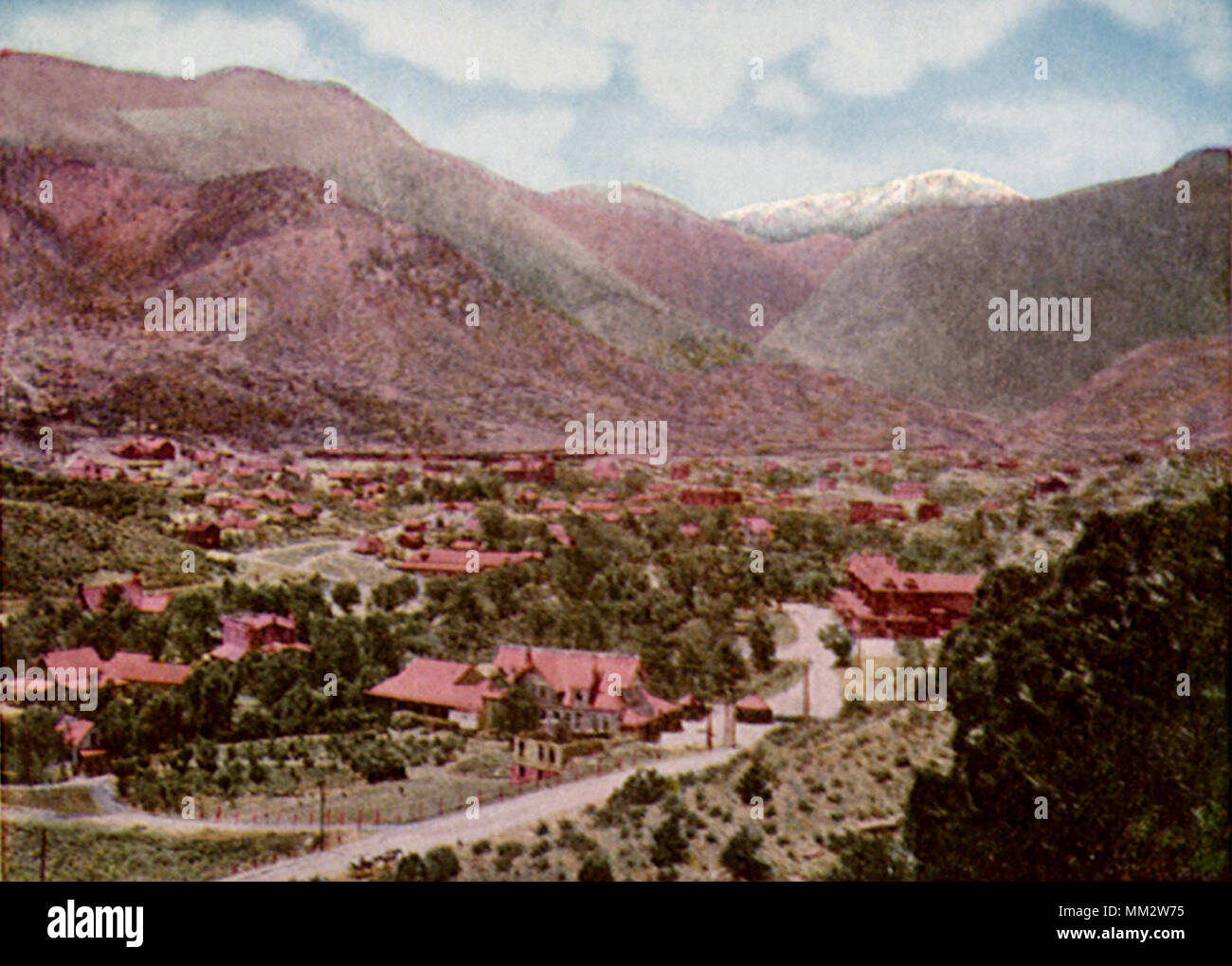 View of Manitou. 1910 Stock Photo - Alamy
